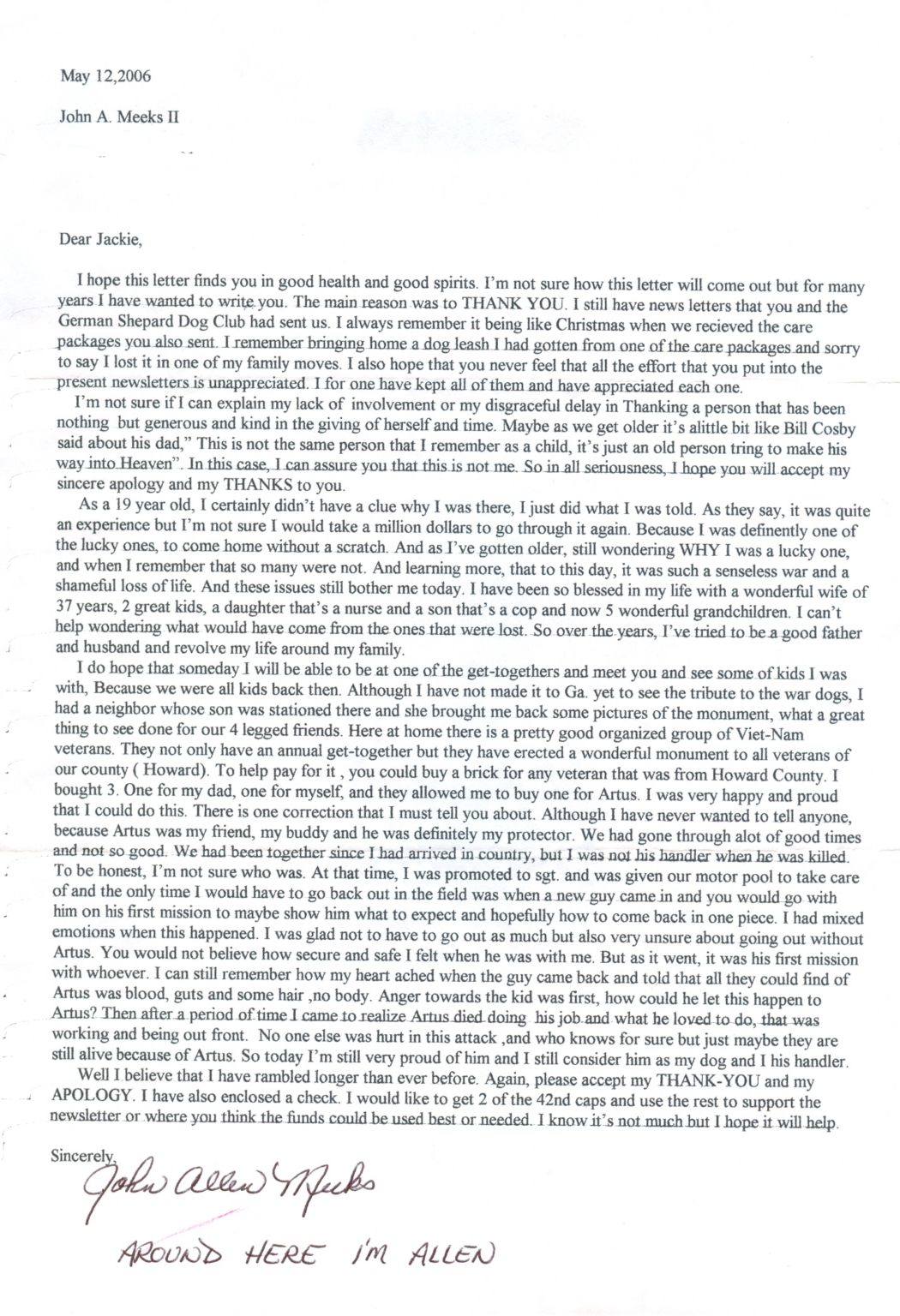 Jackie McIntyre - 327 Infantry Veterans - Vietnam War